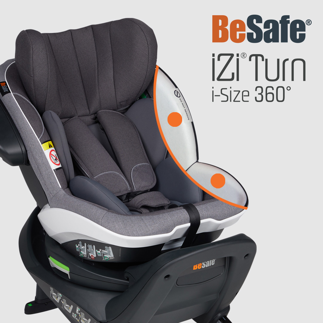Besafe İzi Turn İ-size 0-18 Kg 360 Dönebilen İsofix Bebek Oto Koltuğu ...